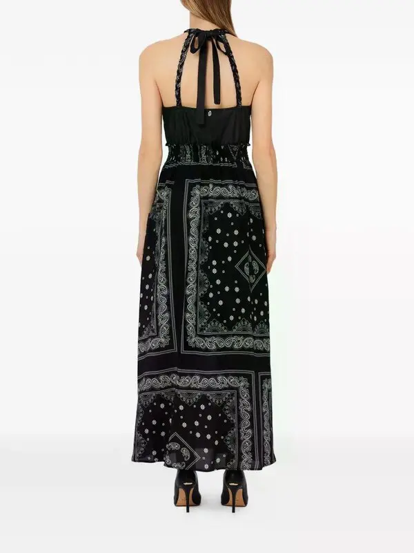 Liu Jo Paisley V-neck Dress