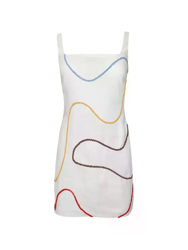 CALA DE LA CRUZ Siela Mini Dress - White
