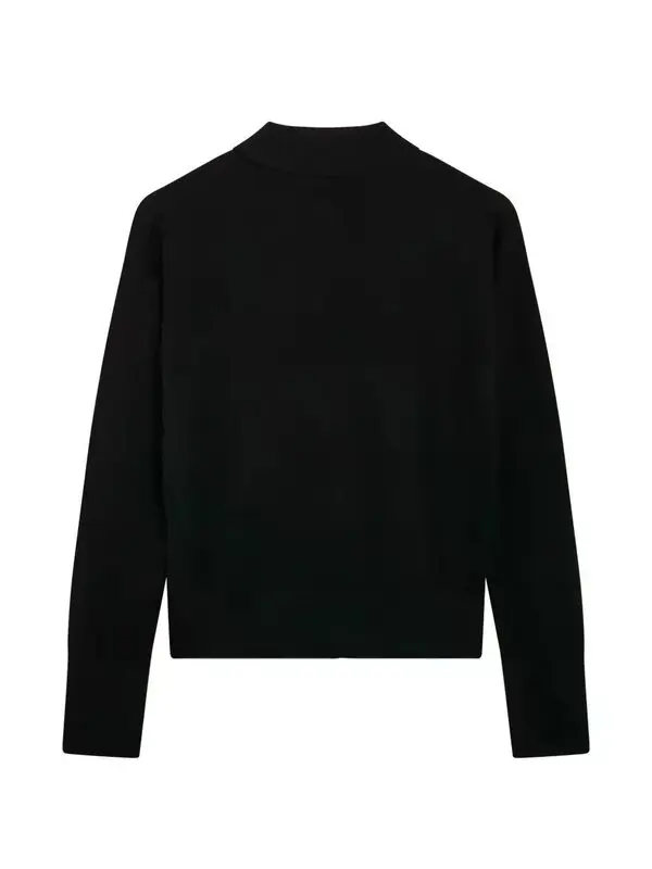 Max Mara Collared Buttoned Cardigan - Black