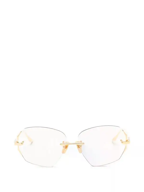 Dita Geometric Glasses - Gold