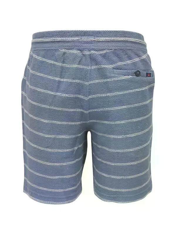 Faherty Brand Striped Drawstring Shorts - Blue