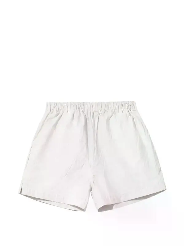 WILLY CHAVARRIA Textured Elasticated Shorts - Neutrals