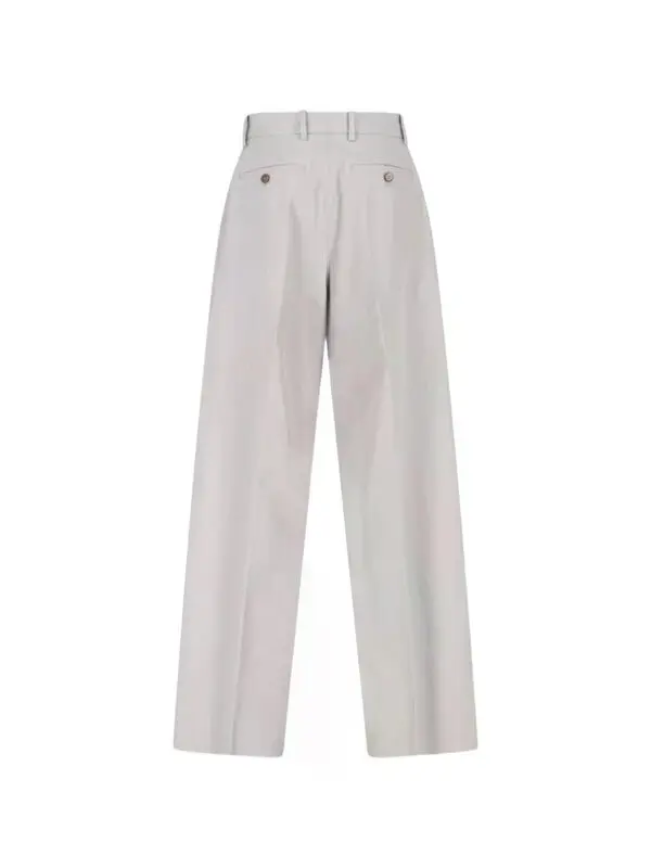 JIL SANDER Belt-loops Trousers - Grey