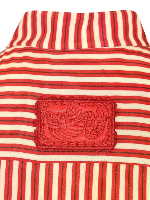 HUI HUI Lorenzo Striped Knotted Top