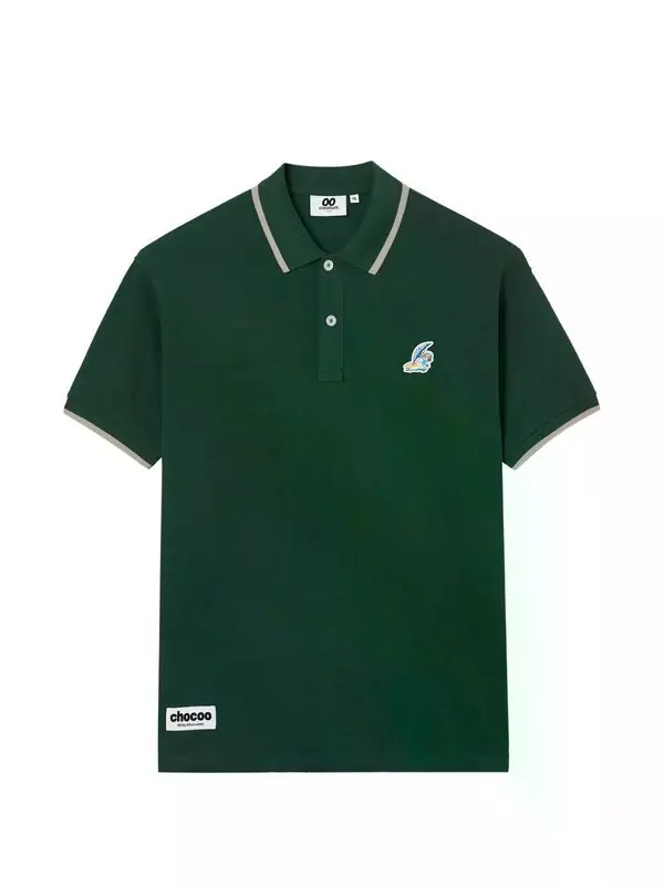 CHOCOOLATE Logo-patch Polo Shirt - Green
