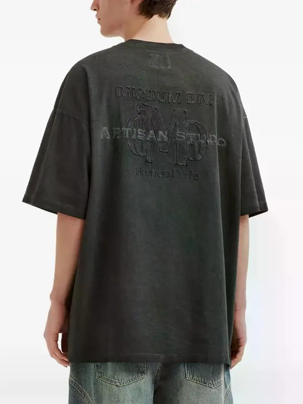 MUSIUM DIV. Embossed Short-sleeve T-shirt