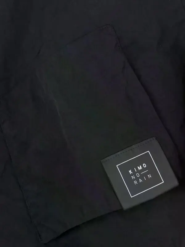 KIMONORAIN High-neck Jacket - Black
