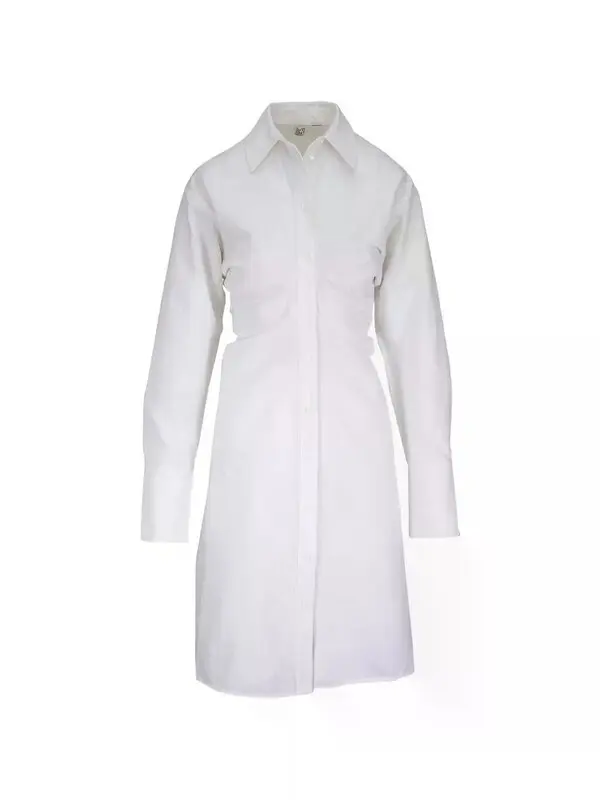TOTEME Midi Shirt Dress - White