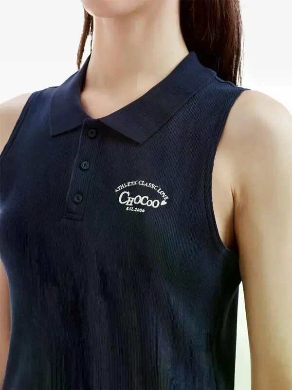 CHOCOOLATE Logo-embroidered Polo Shirt