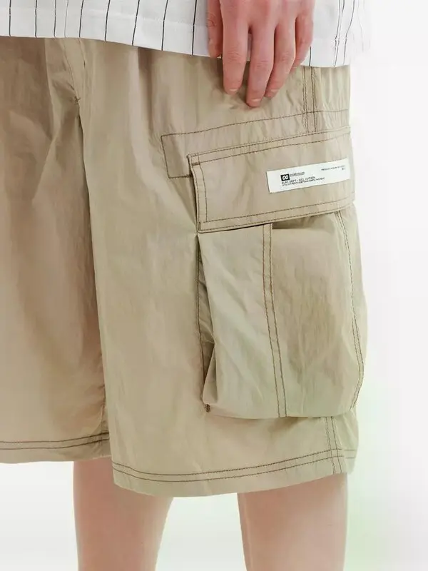 CHOCOOLATE Cargo Label Shorts - Neutrals