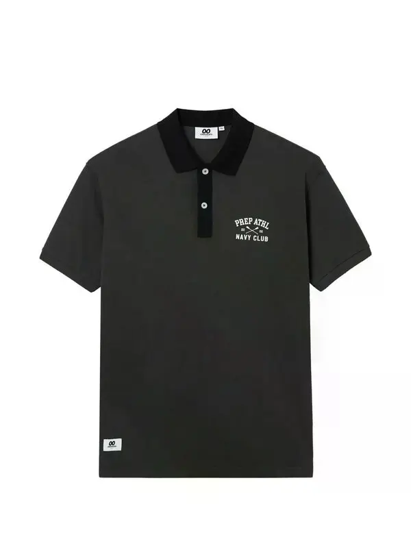 CHOCOOLATE Contrast Collar Logo-detail Polo Shirt