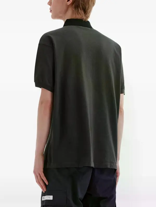 CHOCOOLATE Contrast Collar Logo-detail Polo Shirt