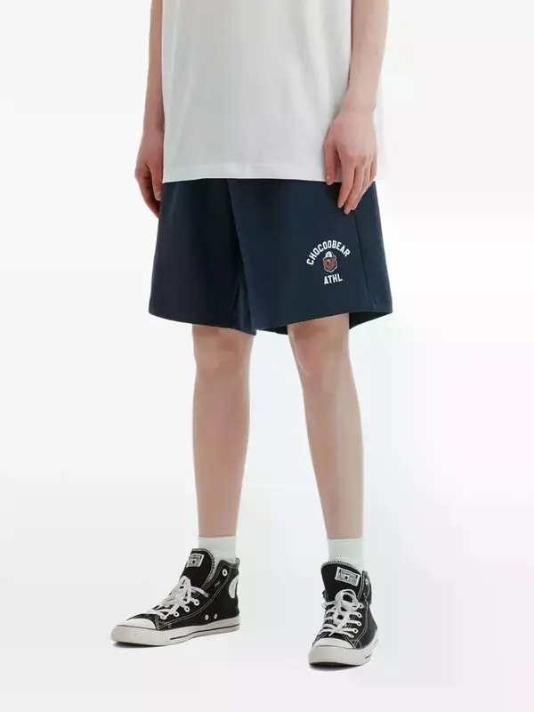 CHOCOOLATE Logo Graphic Shorts - Blue