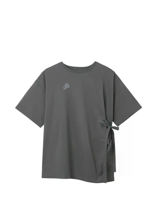 MUSIUM DIV. Graphic Tie T-shirt - Grey