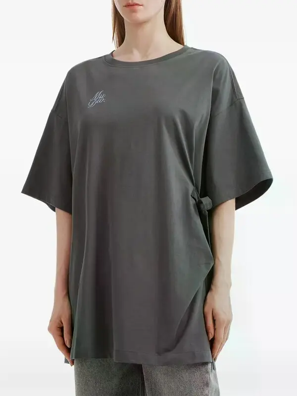 MUSIUM DIV. Graphic Tie T-shirt - Grey
