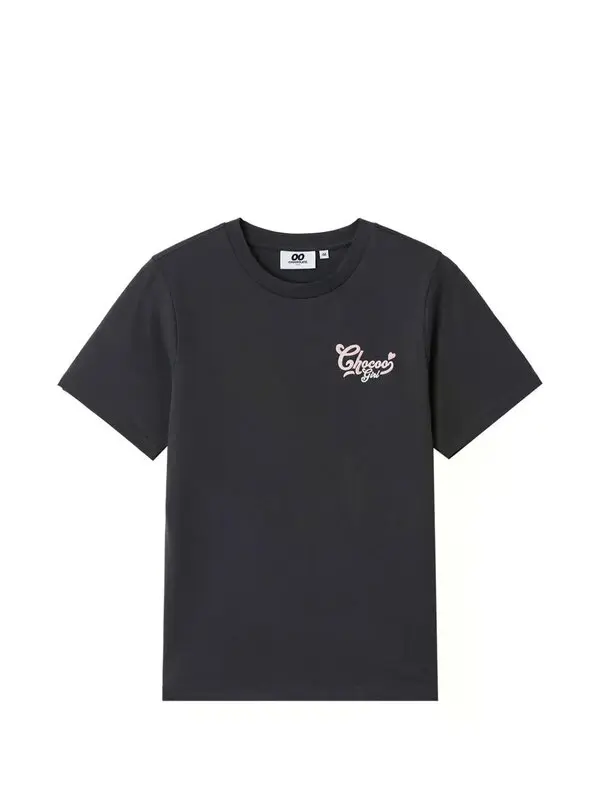 CHOCOOLATE Graphic Crewneck T-shirt - Grey