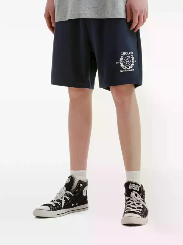 CHOCOOLATE Logo-print Track Shorts - Blue