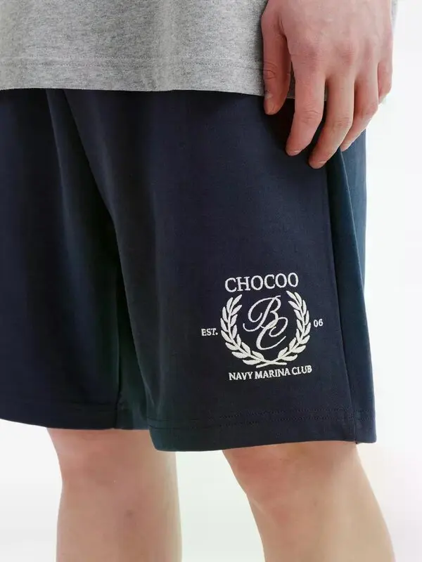 CHOCOOLATE Logo-print Track Shorts - Blue