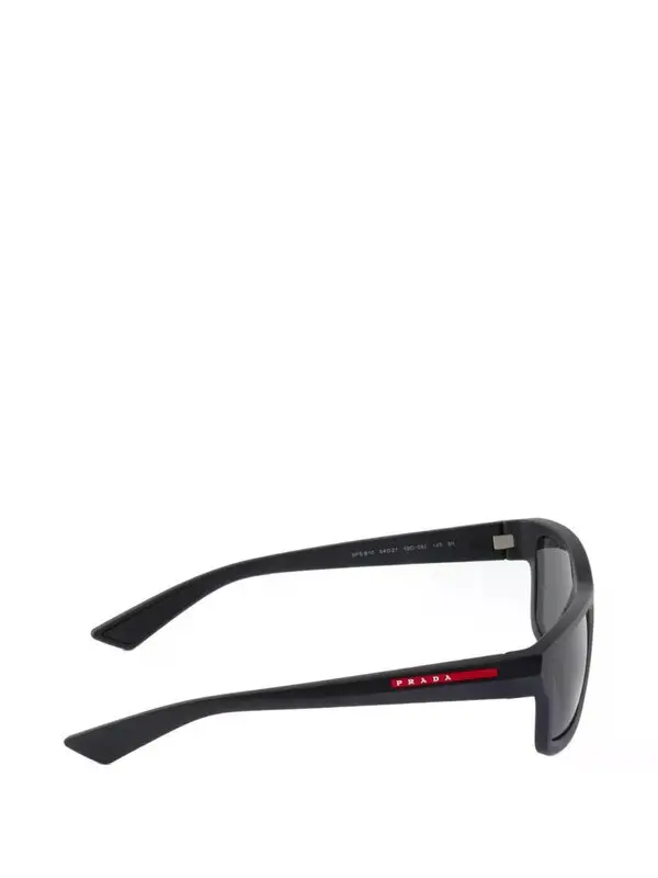Prada Linea Rossa Rectangle Sunglasses - Black