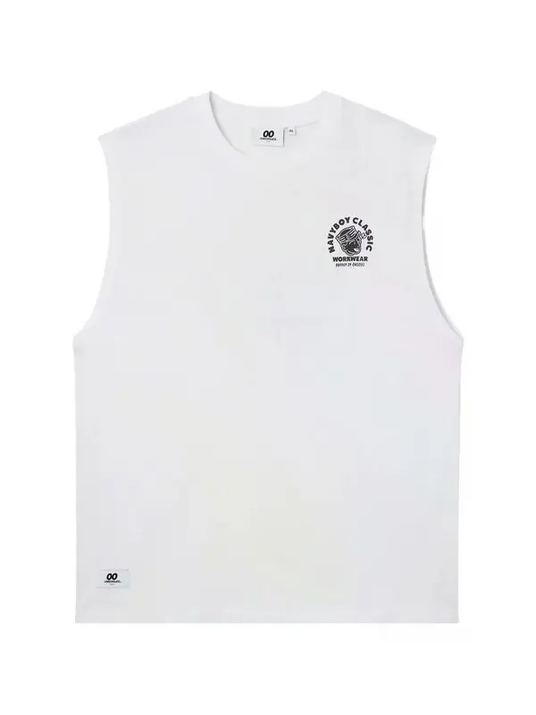 CHOCOOLATE Logo-print Tank - White