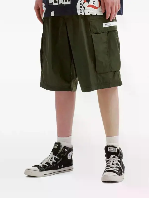 CHOCOOLATE Cargo Drawstring Shorts - Green