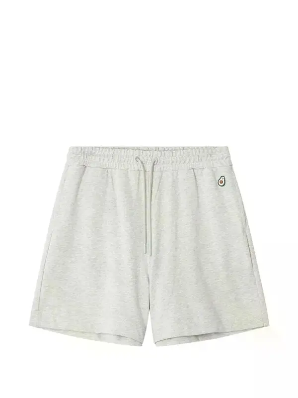 CHOCOOLATE Emblem Detail Shorts - Grey
