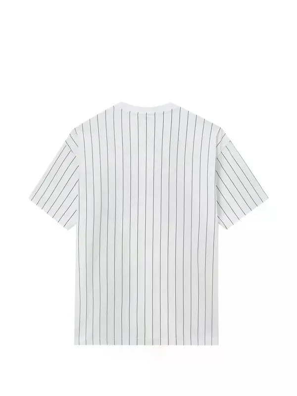 CHOCOOLATE Striped Graphic T-shirt - White