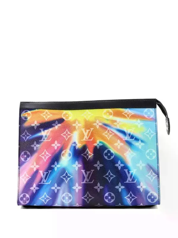 LOUIS VUITTON Pochette Voyage Limited Edition Monogram Sunset Canvas Mm - Multicolour