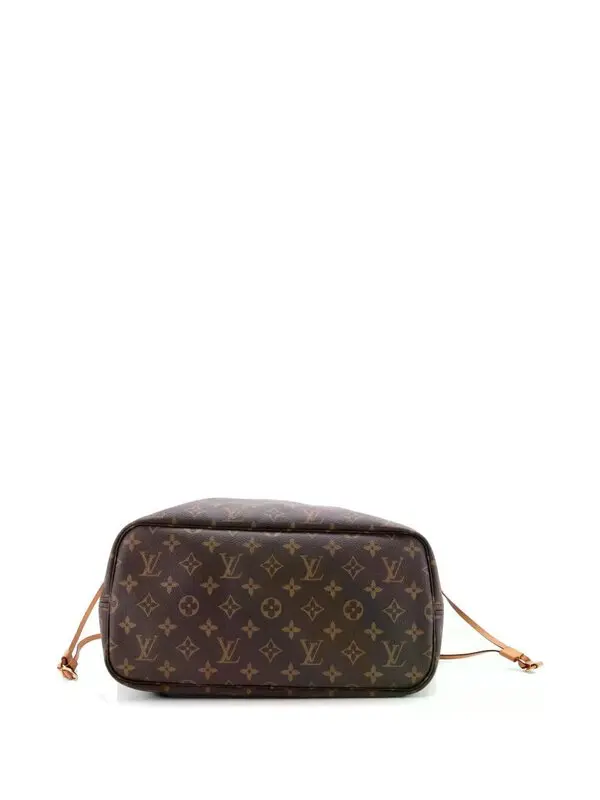 LOUIS VUITTON Neverfull Nm Monogram Canvas Mm Tote Bag - Brown
