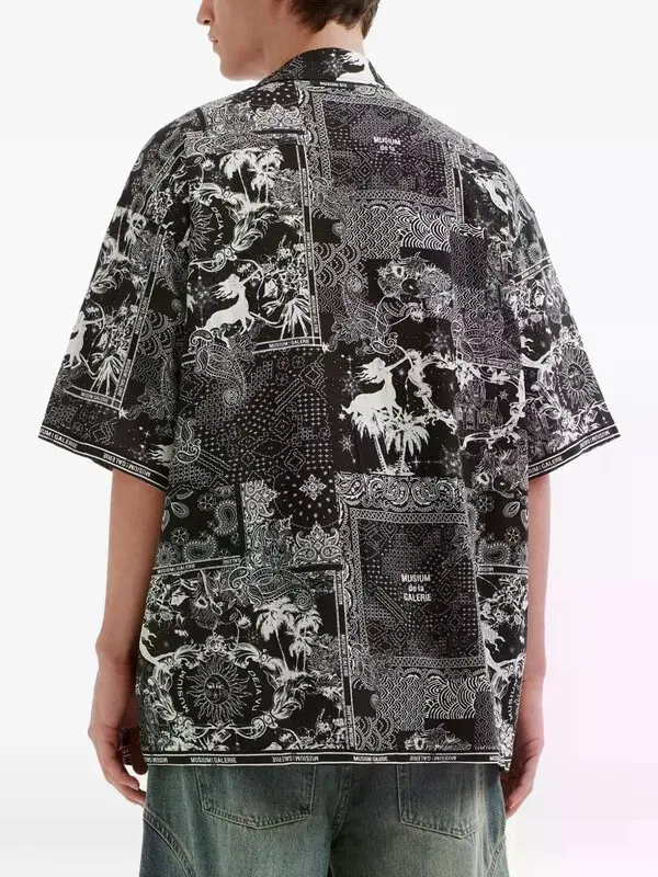 MUSIUM DIV. Short-sleeve Graphic-print Shirt
