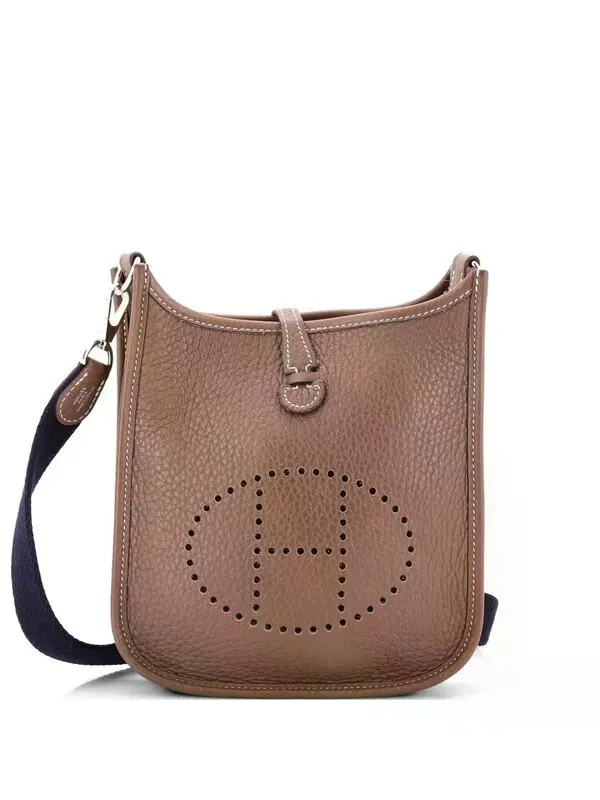 Hermès Evelyne Tpm Crossbody Bag Clemence Leather - Grey