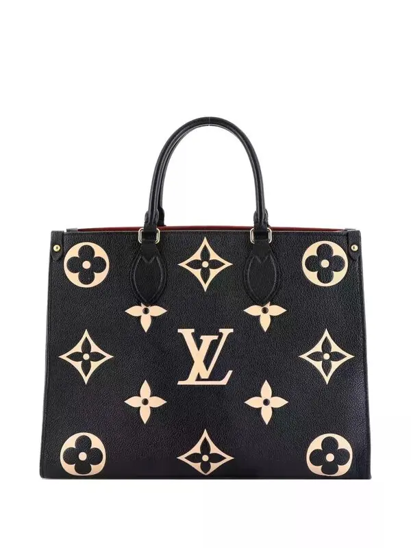 LOUIS VUITTON Onthego Mm Monogram Empreinte Tote - Black