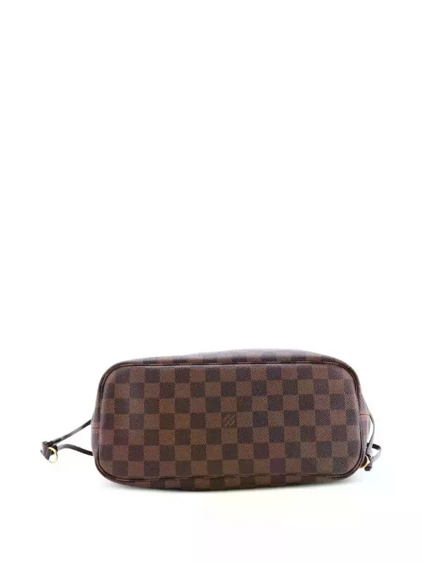 LOUIS VUITTON Neverfull Damier Pm Tote Bag - Brown
