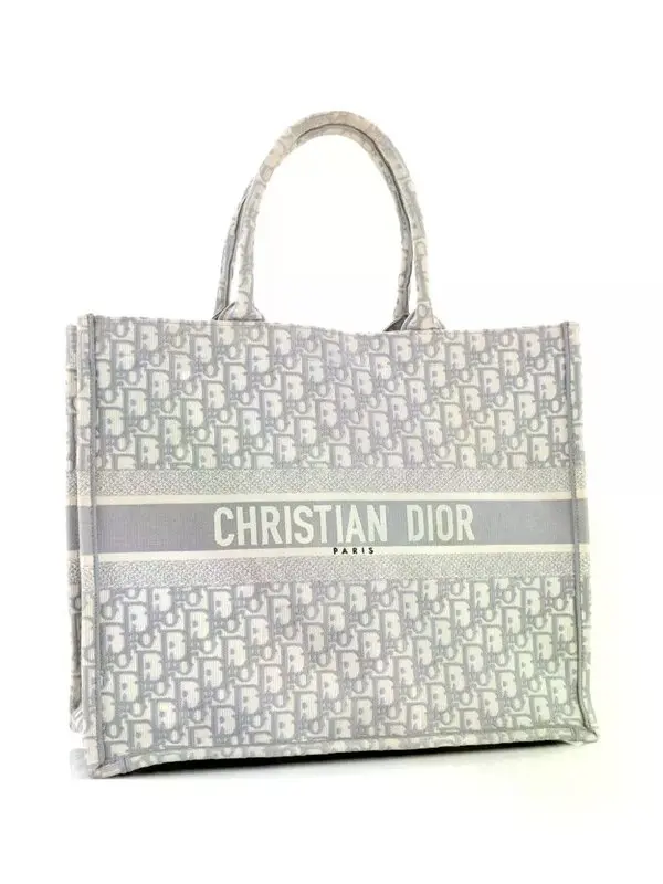 Dior Oblique Canvas Large Tote Bag
