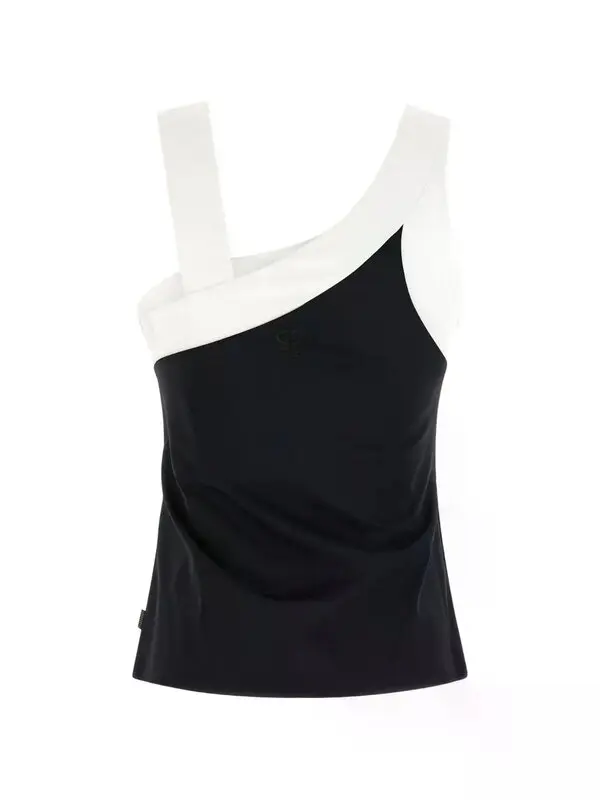 Goldbergh Sierra Asymmetrical Tank Top - Black