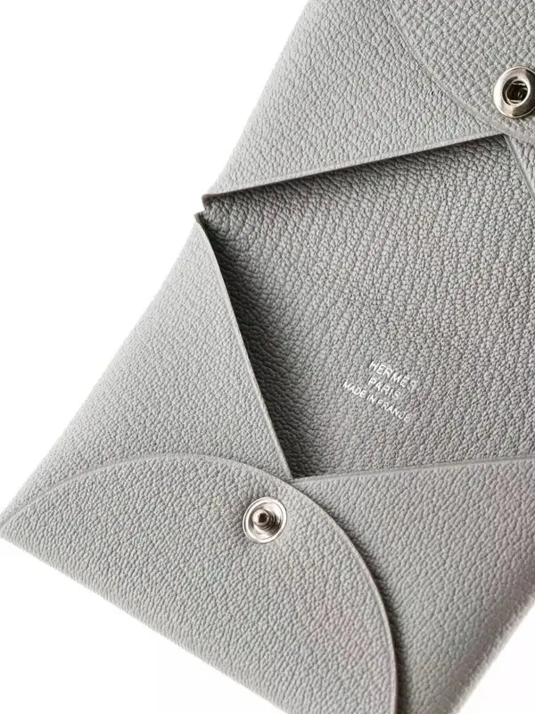 Hermès Calvi Duo Chevre Mysore Card Holder