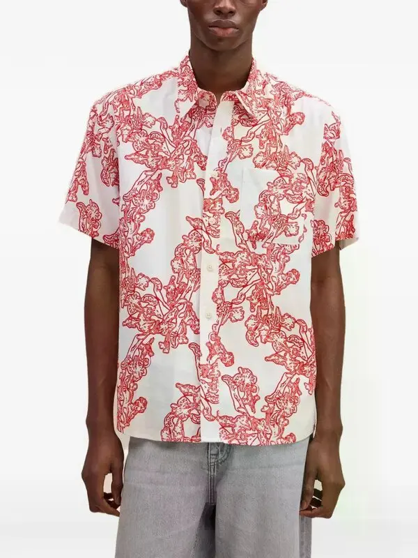 Nn07 Print Short Sleeve Shirt