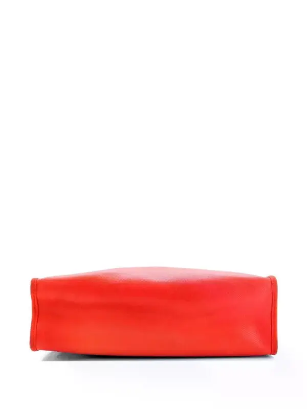Hermès Herbag Zip Berline 31 Shoulder Bag Vache Canvas And Leather - Red