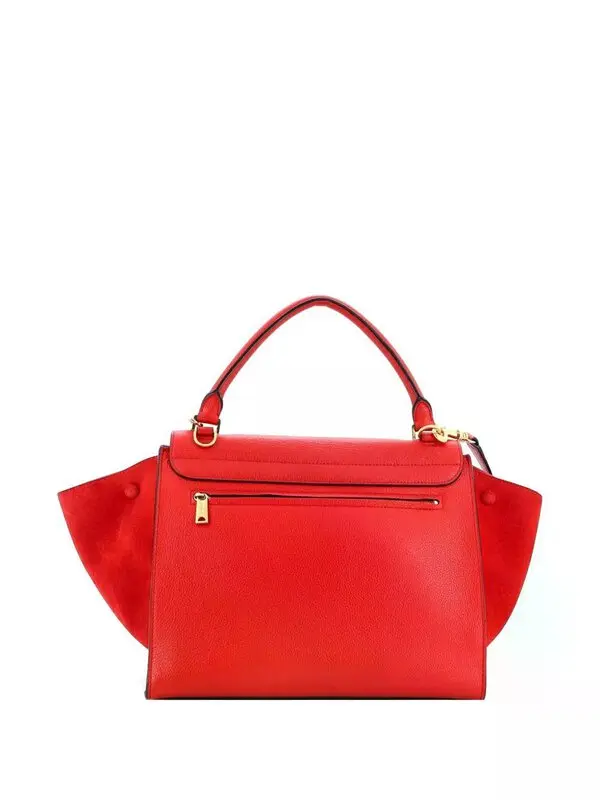Celine Trapeze Leather Medium Satchel
