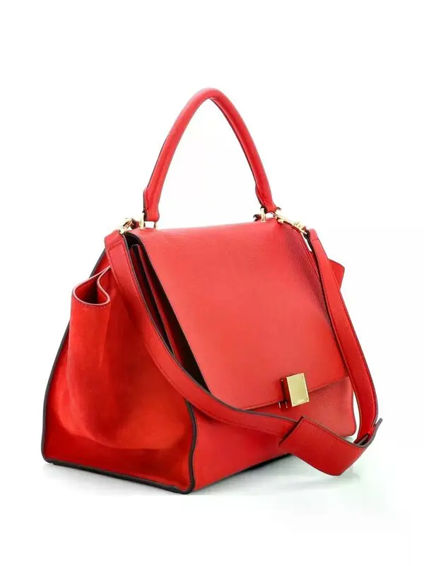 Celine Trapeze Leather Medium Satchel