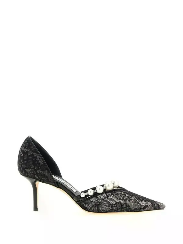 JIMMY CHOO Aurelie Lace Pumps - Black