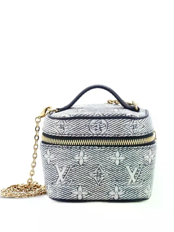LOUIS VUITTON Vanity Case Monogram Jacquard Canvas Micro Satchel