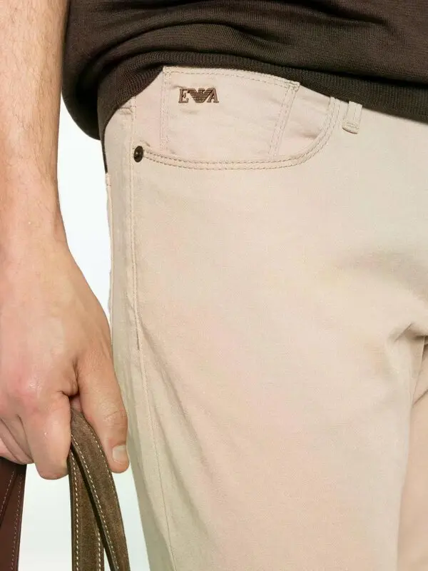 Emporio Armani Five-pocket Trousers - Neutrals