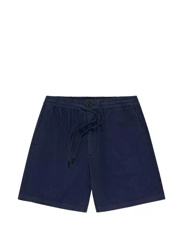 SLOWEAR Corduroy Drawstring Shorts - Blue