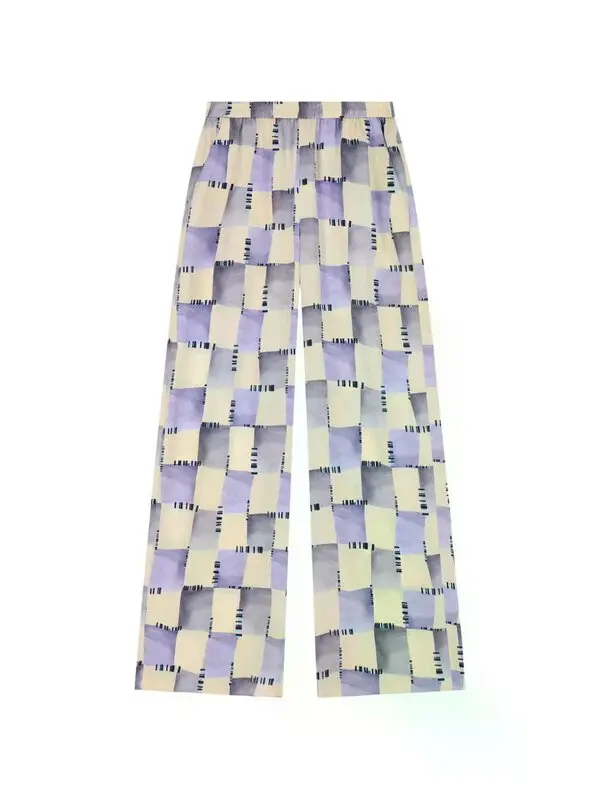 Emporio Armani Patterned Trousers - Neutrals