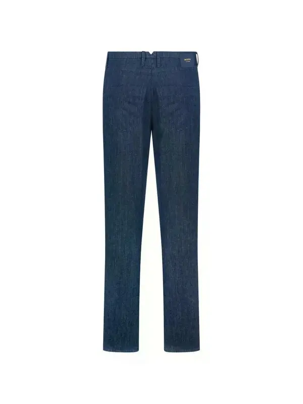 SLOWEAR Pleated Denim Trousers