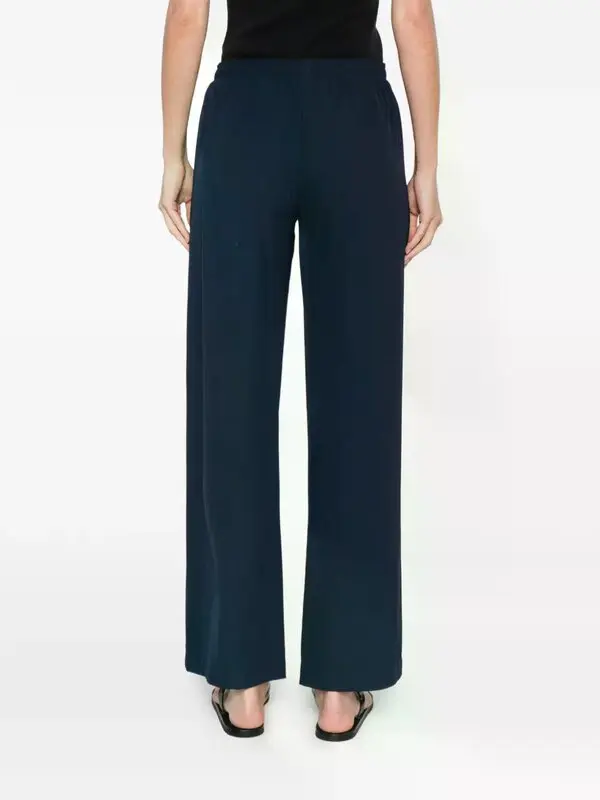 Imperial Elasticated-waistband Palazzo Pants - Blue