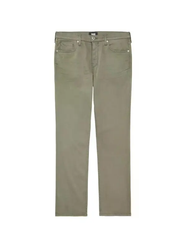 Paige Transcend Federal Straight Leg Jeans - Brown