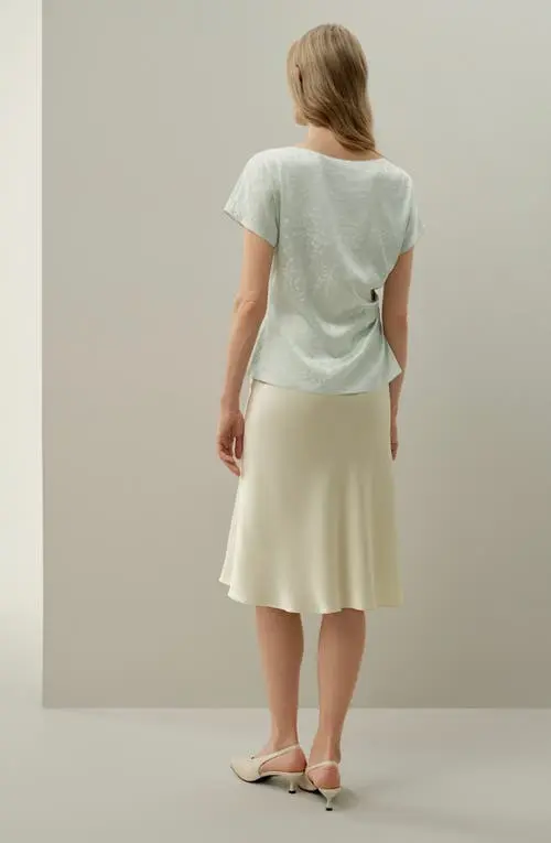 Lilysilk Ying Jacquard Silk Top