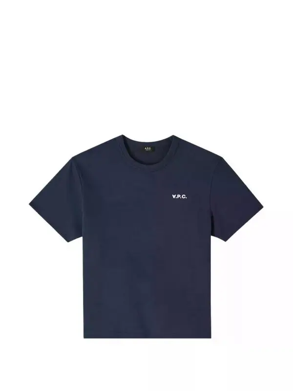 A.p.c. Logo Detail T-shirt - Marine